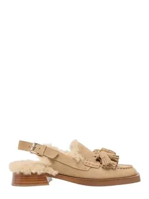 DOLCEVITA Hamlit Plush Loafer - Dk Taupe Suede