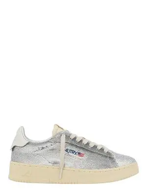 AUTRY Dallas Low Sparkling Sneakers - Grey