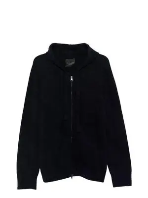 ROBERTO COLLINA Zip-up Hoodie - Blue
