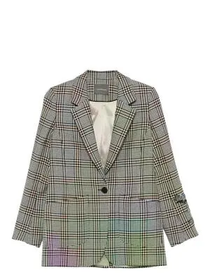 LORENA ANTONIAZZI Lorena Antoniazzi Check-Print Blazer