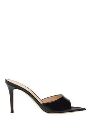 GIANVITO ROSSI 85mm Elle Pointed Sandals - Black