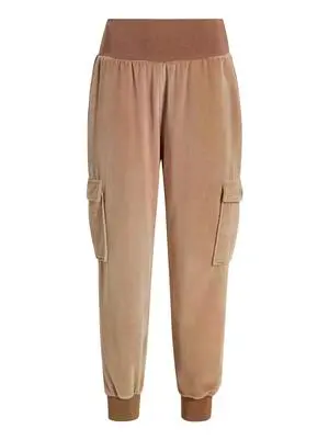 Cinq À Sept Giles Velour Track Pants - Neutrals