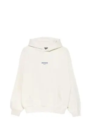 WRSTBHVR Logo Hoodie - Neutrals