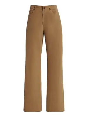 HAIKURE HAIKURE Korea Suede Flared-Leg Jeans