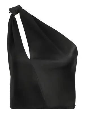 Alice + Olivia One-shoulder Top - Black