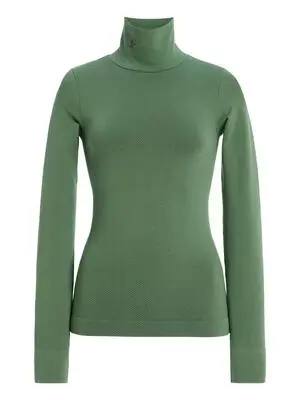 Perfect Moment Thermal Turtleneck Top - Green