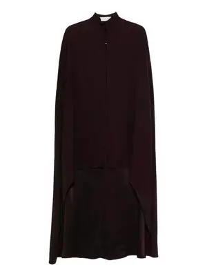 Raquel Diniz High-neck Cape - Red