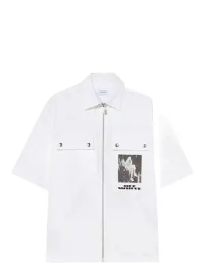 Off-White Xerox Star Zip Shirt - White