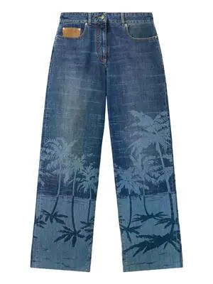 Palm Angels Palms Jeans - Blue