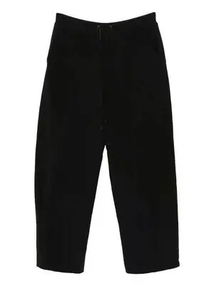 THE VIRIDI-ANNE Sweat Wide Pants - Black
