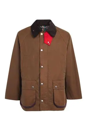 Barbour X Paul Smith Waxed Oversized Bedale Jacket - Beige