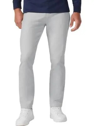 Mizzen+main Mayfield Slim Fit Five-pocket Twill Pants - Aluminum