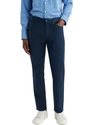 MIZZEN+MAIN Mayfield Slim Fit Five-Pocket Twill Pants
