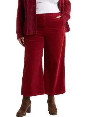 SEASALT CORNWALL Asphodel Crop Wide Leg Corduroy Pants