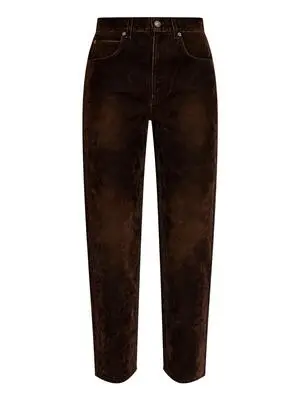 Tory Burch Velvet Jeans - Brown
