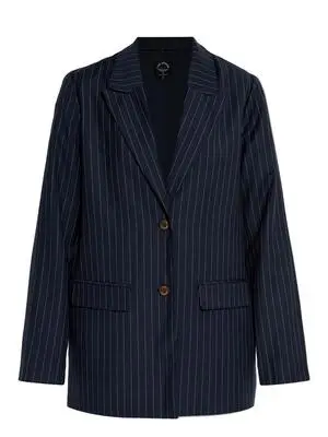The Upside Boyfriend Blazer - Navy Blue