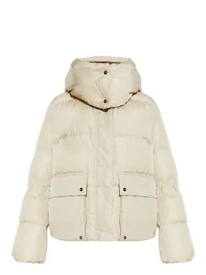 Add Down Jacket With Hood Cream