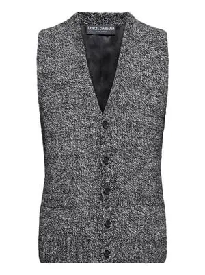 Dolce & Gabbana Vest With Pockets - Grey