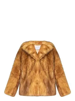 STAND STUDIO Faux Fur Janice Jacket Brown