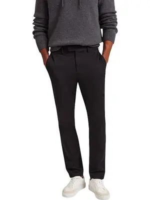 Ted Baker London Howeton Slim Stretch Cotton Chino Pant - Black