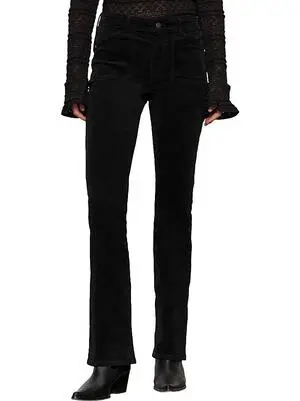 Sanctuary Velveteen Bootcut Pants - Black
