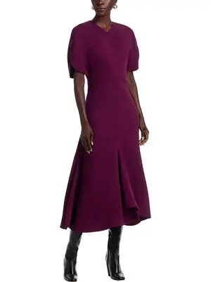 BOSS Denaz Midi Dress - Dark Purple