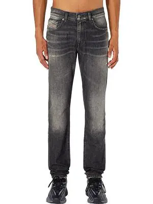 DIESEL® D-strukt Slim Fit Jeans - Black/denim