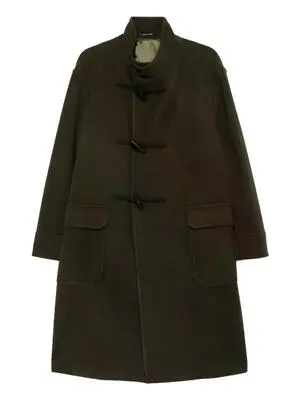 Tagliatore Toggle Wool Coat - Green