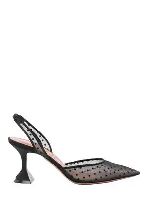 AMINA MUADDI 70mm Holli Polka-Dot Pumps