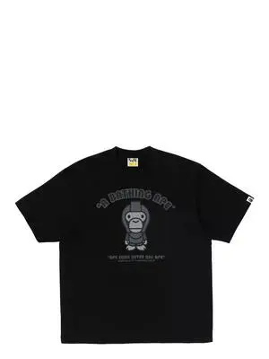 A BATHING APE Logo-print T-shirt - Black