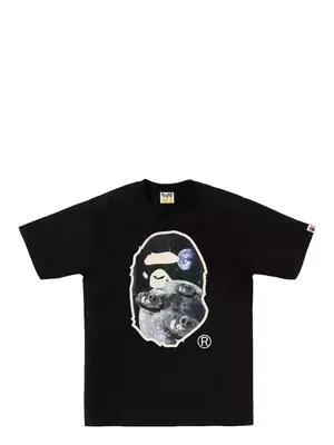 A BATHING APE Graphic T-shirt - Black