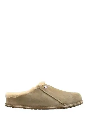 BIRKENSTOCK Zermatt Shearling Trim Sandals Neutrals