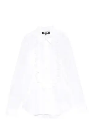 BLACK COMME DES GARÇONS Ruffled-detail Shirt - White