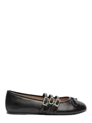 STUART WEITZMAN Celeste Ballet Flats - Black