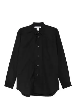 Comme Des Garçons Chest-pocket Long-sleeve Shirt - Black