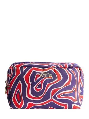 Emilio Pucci Labirinto-print Beauty Case - Purple