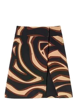 Emilio Pucci Printed Mini Skirt - Black