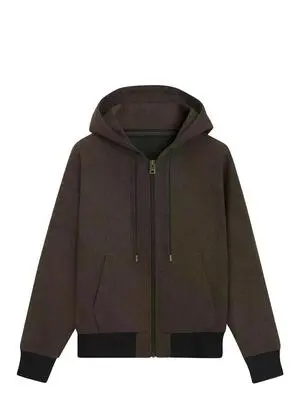 Hugo Zip-up Hooded Jacket - Brown