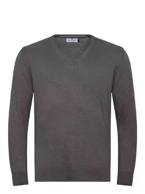 LOJA DAS MEIAS V-neck Sweater - Grey