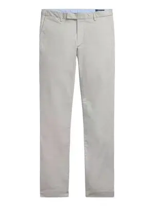 Polo Ralph Lauren Flat-front Twill Trousers - Grey