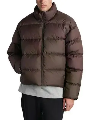 JORDAN Flight Zip Padded Jacket - Brown