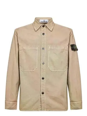STONE ISLAND Patch-pockets Badge Shirt