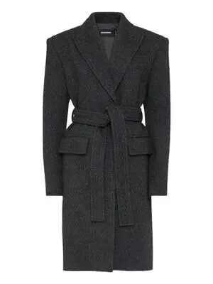 Dsquared2 Wool Coat - Grey