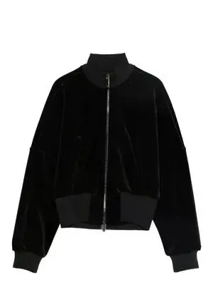 Emporio Armani Zip-up Bomber Jacket - Black