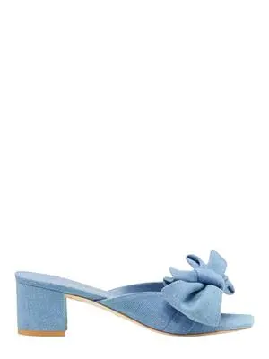 STUART WEITZMAN 50mm Loveknot Mules - Blue