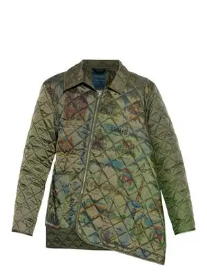 Comme Des Garçons X Lavenham Quilted Zip Jacket - Green