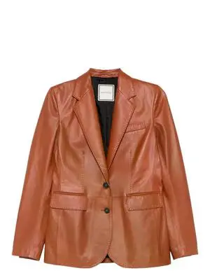 Tagliatore Buttoned Blazer - Brown