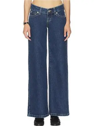 Abrand Denim 00 Wide Leg Jeans - Blue