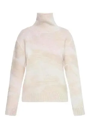 Add Patterned Roll Neck Sweater - Neutrals