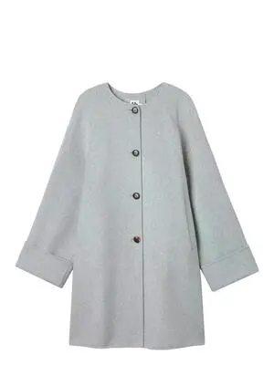 B+AB Tie-Neck Coat